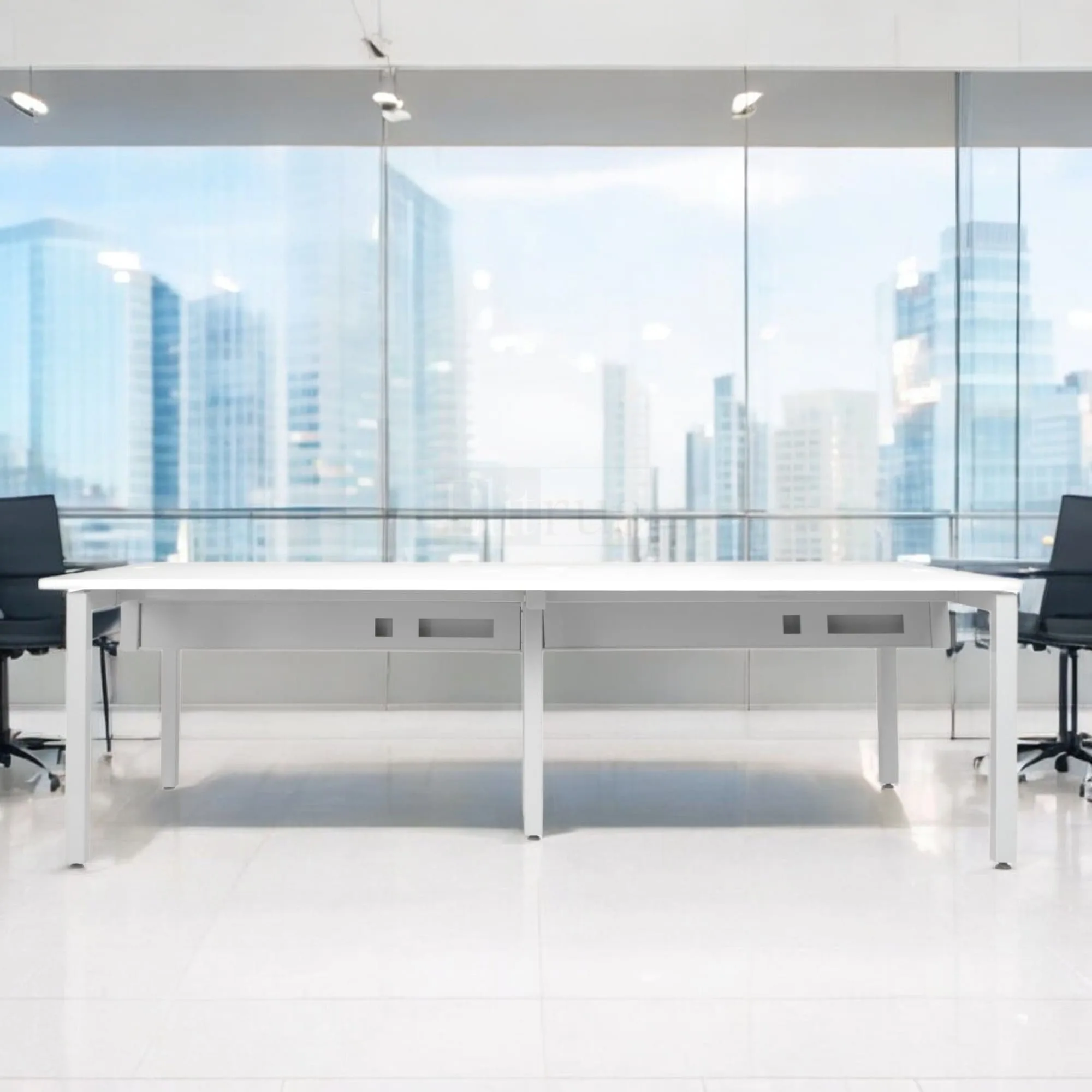 Elitrus (4 X 8 Feet) 4 Seater Office Workstation Table Powder coated ...